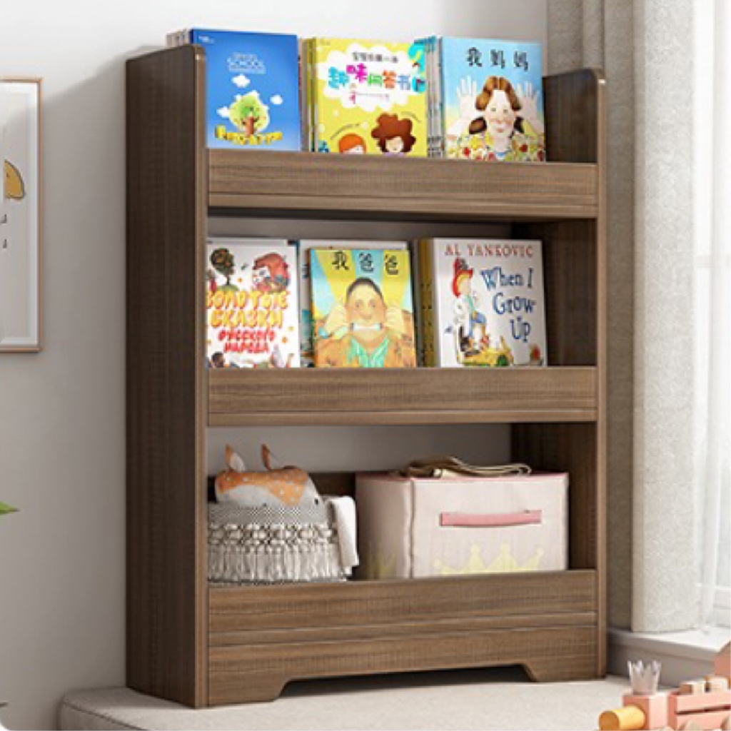 3/4/5 Layer Book Rack Bookshelf Cabinet Storage Cabinet Desk Bookcase ...
