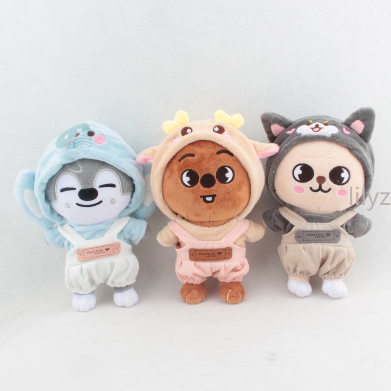 20cm Stray Kids Skzoo Doll Clothes Plush Hoodie Clothes Suit Kids Fans ...