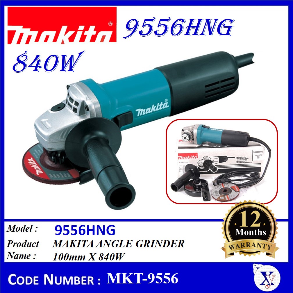 MKT-9556 MAKITA 9556HNG MAKITA ANGLE GRINDER 100mm X 840W [100% ...