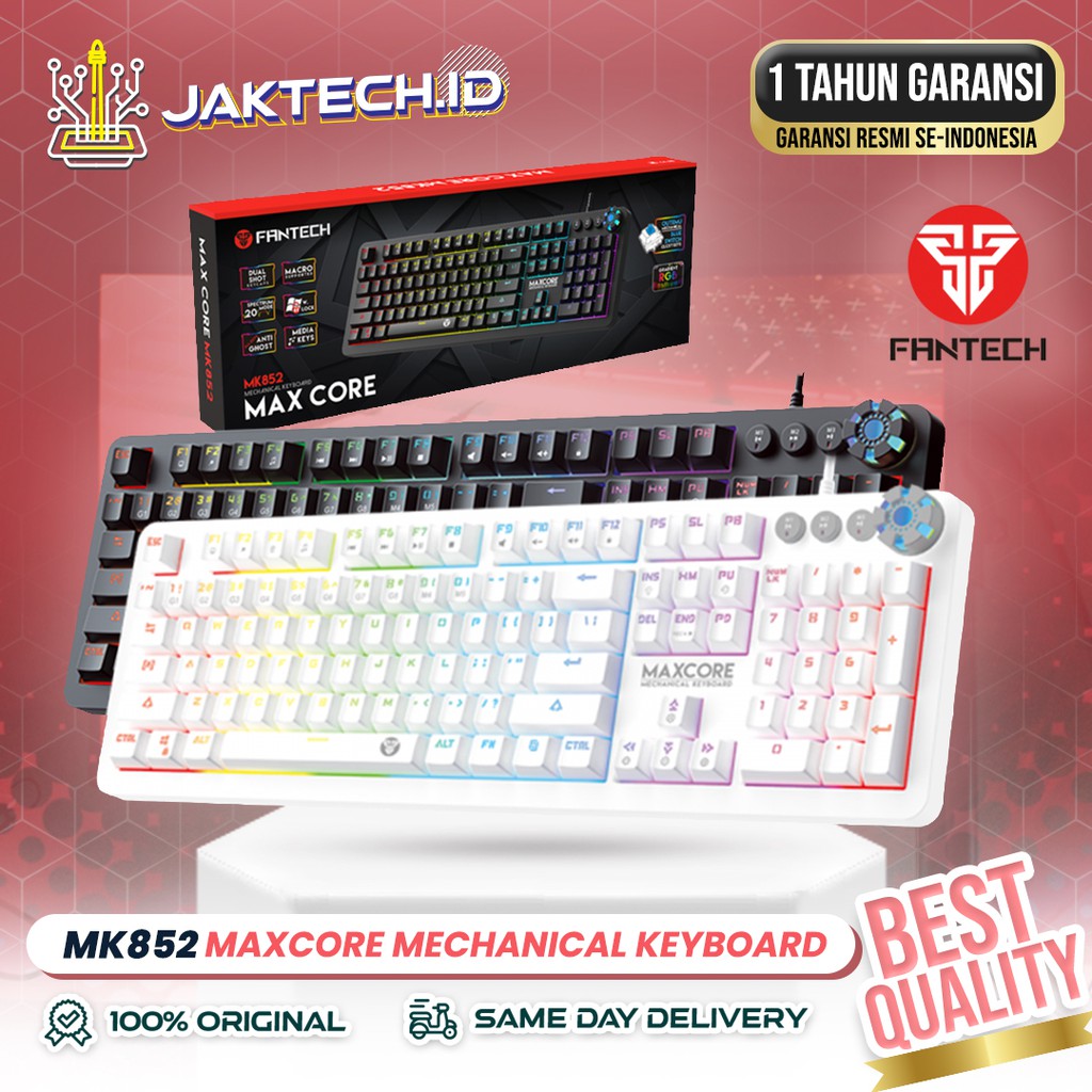 Fantech MK852 Maxcore ORIGINAL RGB Mechanical Gaming Keyboard And ...