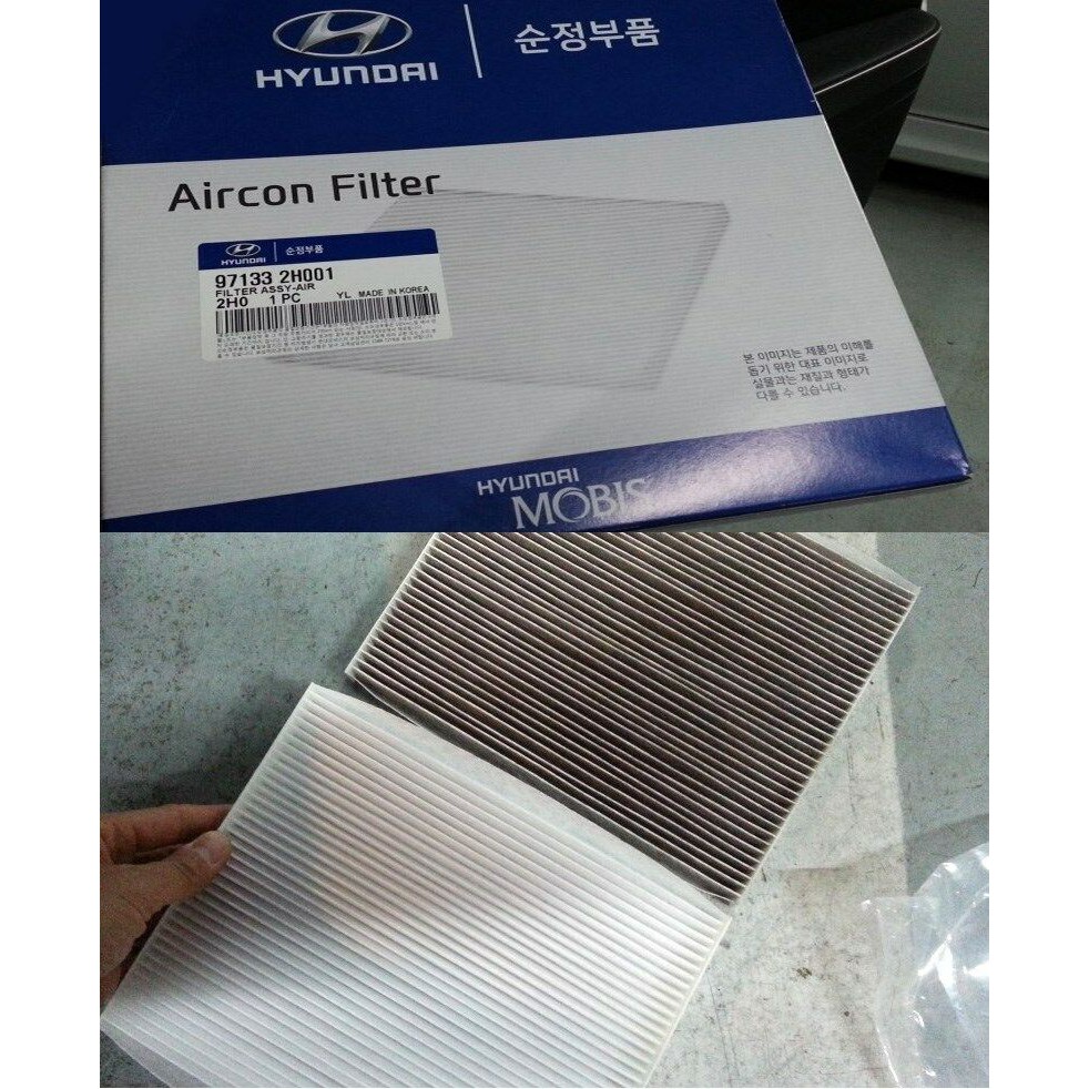 AIR COND FILTER / CABIN FILTER (GENUINE PARTS) HYUNDAI ELANTRA MD / KIA ...