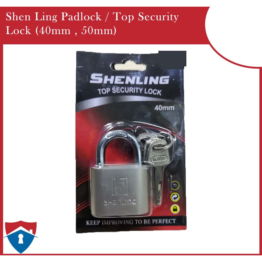 Shen Ling Padlock / Top Security Lock (40mm , 50mm) | Shopee Malaysia