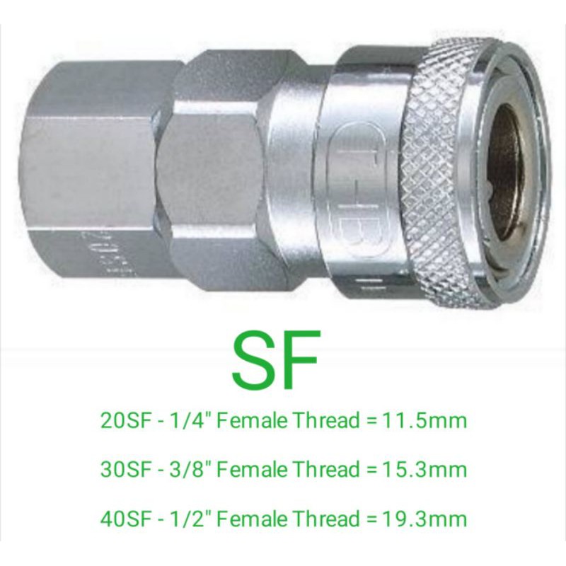 JAPAN THB Coupler 1/4" / 3/8" / 1/2" Quick Coupler Compressor Quick ...