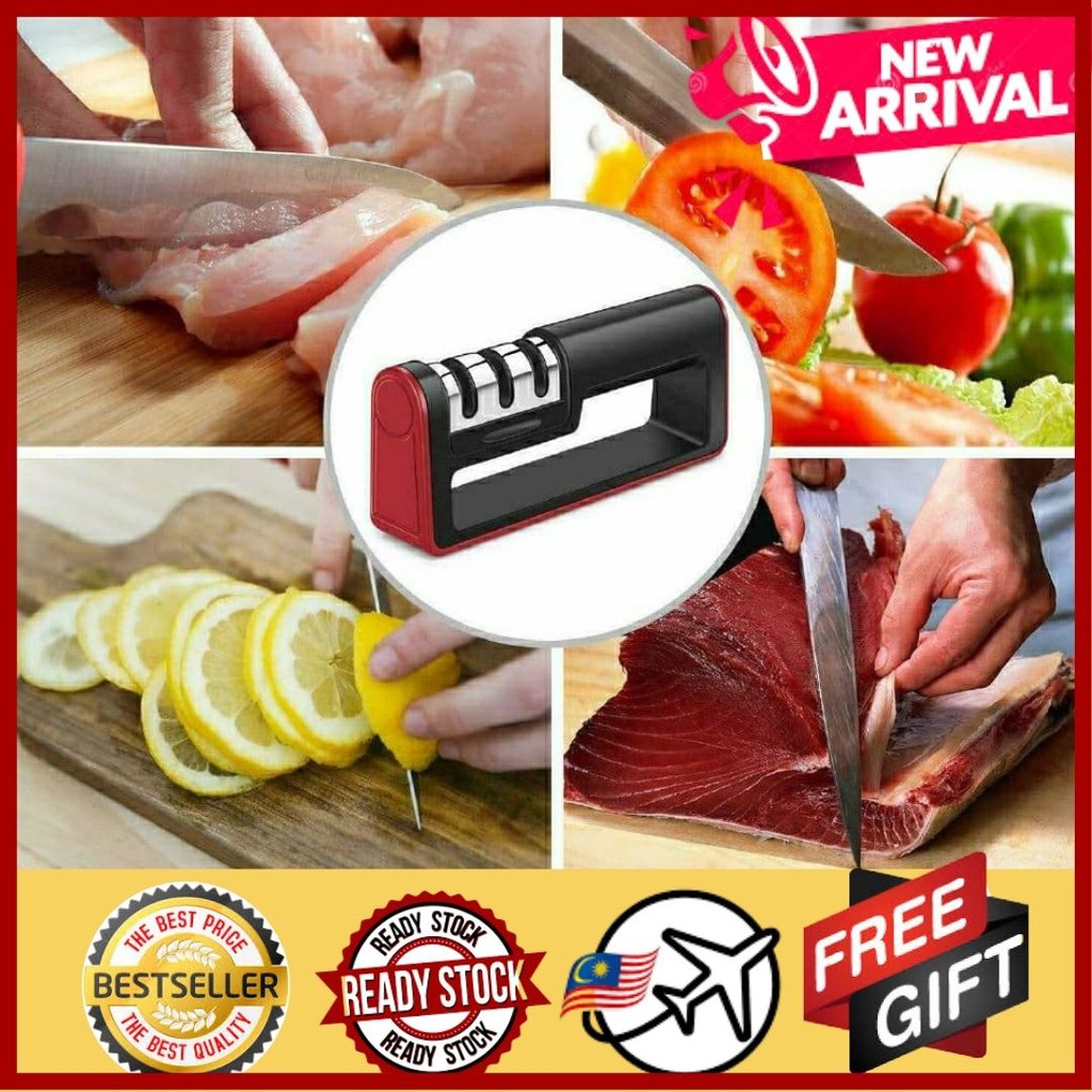 [N02] 🔥READY STOCK🔥 New household knife sharpening kitchen gadget ...