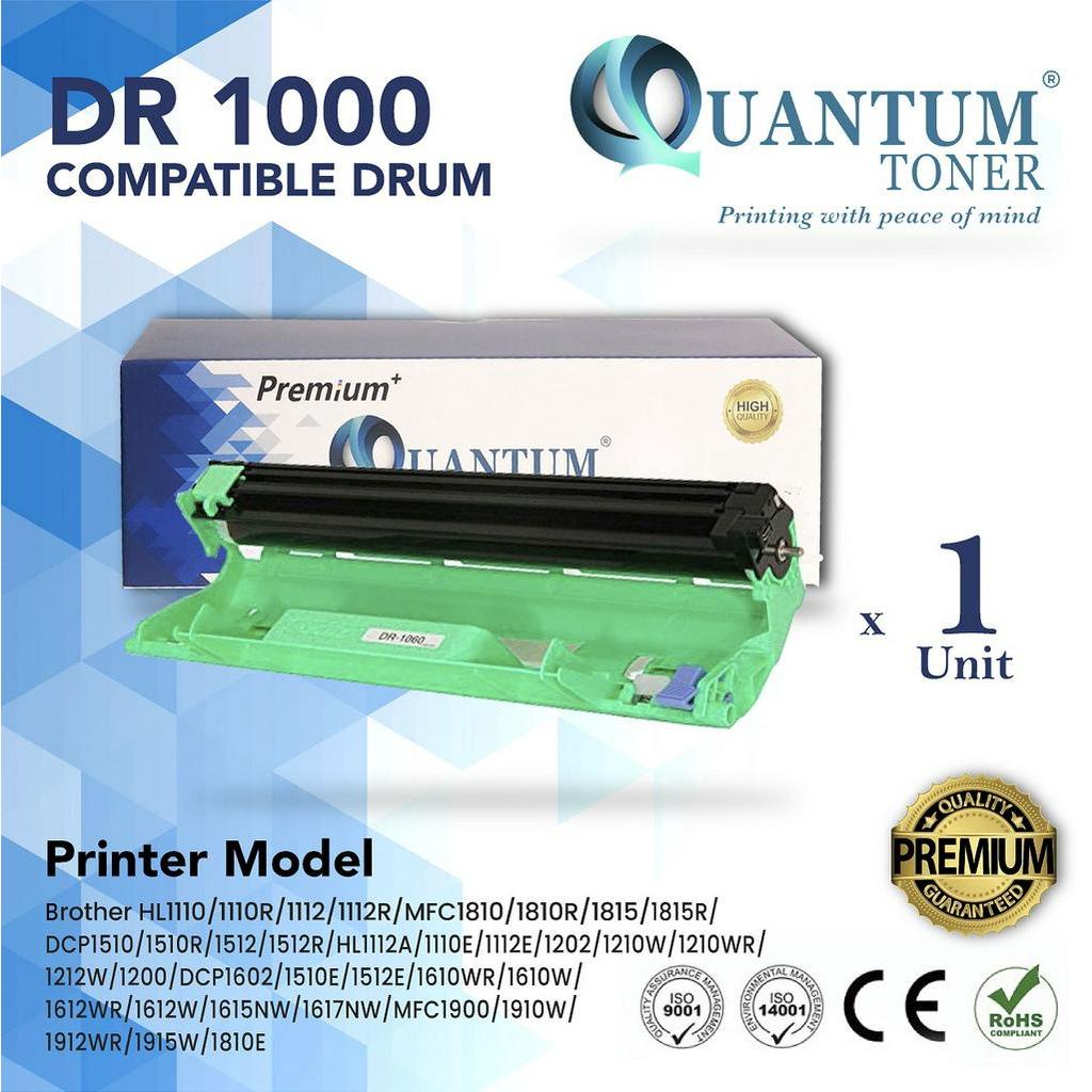 Compatible Drum Kit DR-1000 DR1000 for Brother HL-1110 DCP-1510 DCP ...