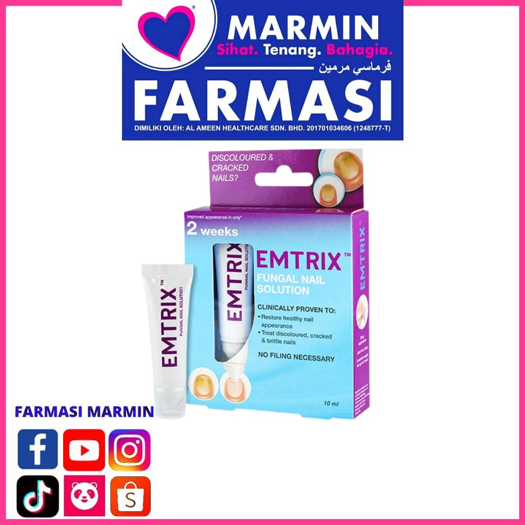 ORIGINAL EMTRIX FUNGAL NAIL TREATMENT 10ML | Shopee Malaysia
