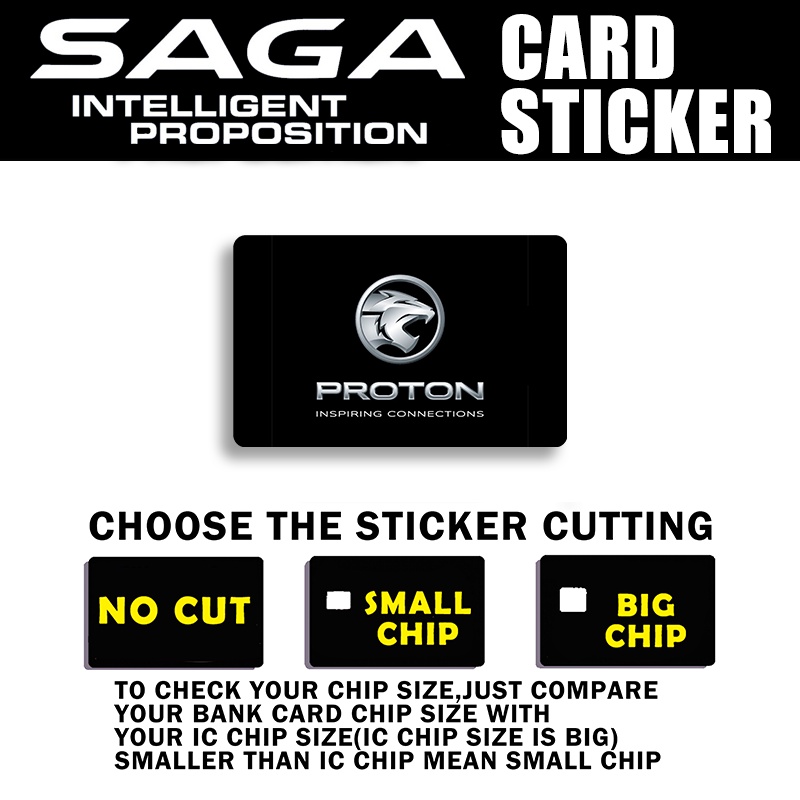 PROTON SAGA / TNG STICKER/TNG CARD STICKER/TXGO STICKER/BANK CARD ...
