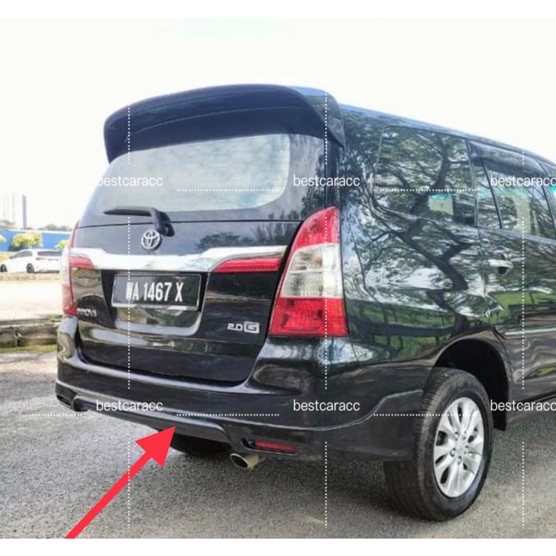 TOYOTA INNOVA2014 OEM REAR SKIRT PU | Shopee Malaysia