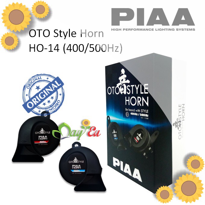PIAA (ORI) HO-14 OTO Style Horn Plug and play 12v automotive and motorcycle electrical systems ...
