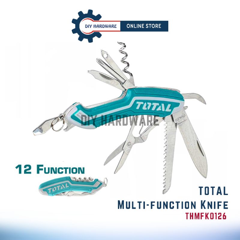 TOTAL Multi-function Knife THMFK0126 | Shopee Malaysia