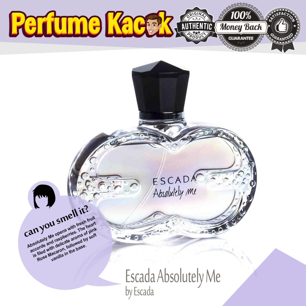 𝗘𝗦𝗖𝗔𝗗𝗔 𝗔𝗯𝘀𝗼𝗹𝘂𝘁𝗲𝗹𝘆 𝗠𝗲 EDT 75ML for Women Without Box Perfume Tanpa Kotak ...