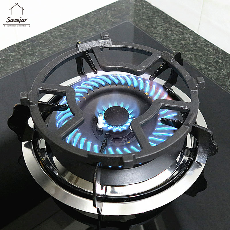 SWEEJAR Gas Stove Support Rack Cast Iron Stand Rack for Pot Pan cooker ...