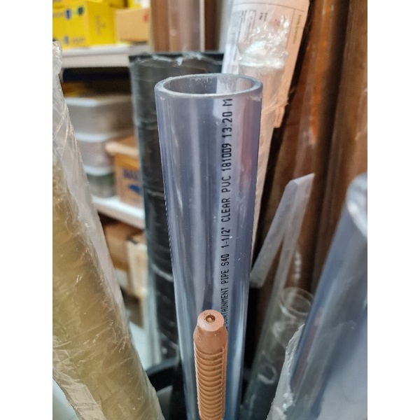 Transparent / Clear / Clear PVC Pipe 2" inch | Shopee Malaysia