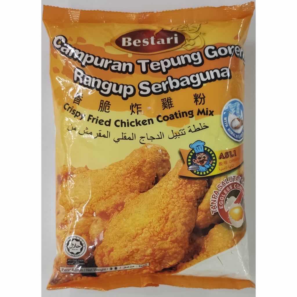 Tepung Goreng Serbaguna Bestari Original & Spicy 1kg | Shopee Malaysia