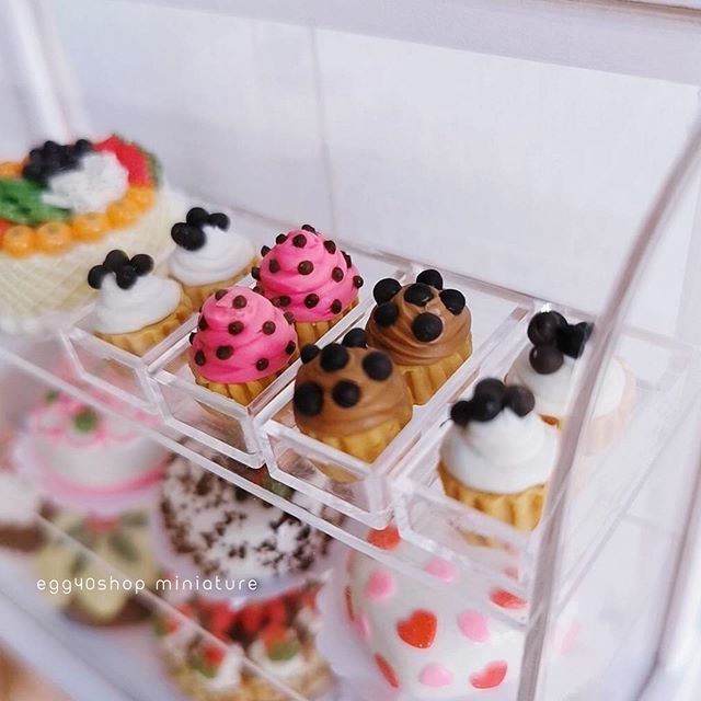 Miniature Cupcakes Clay Work Cute As Real | Shopee Malaysia