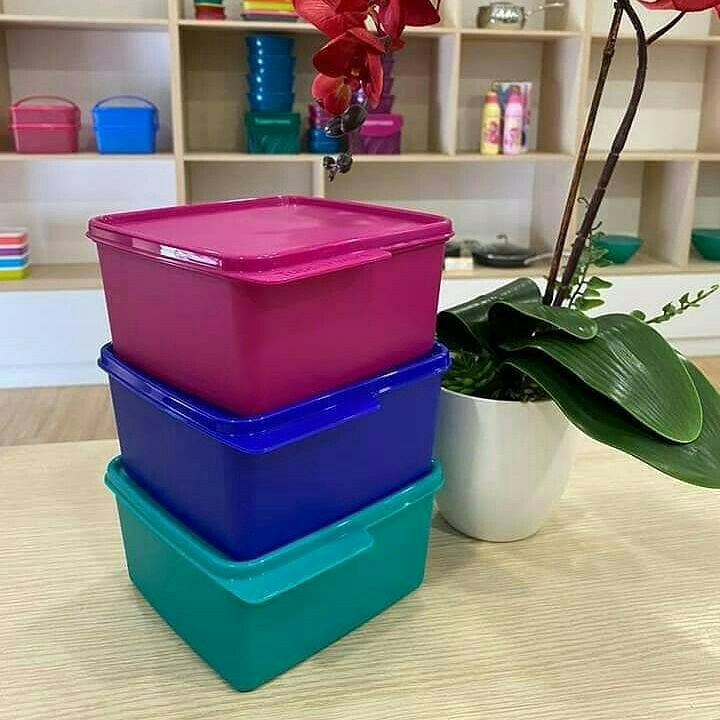 TUPPERWARE SQUARE CONTAINER / COZY NEST 1.2L | Shopee Malaysia