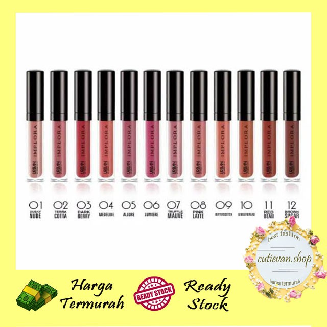 Urban LIP CREAM IMPLORA/LIPCREAM LIPSTICK IMPLORA LIPSTICK | Shopee ...