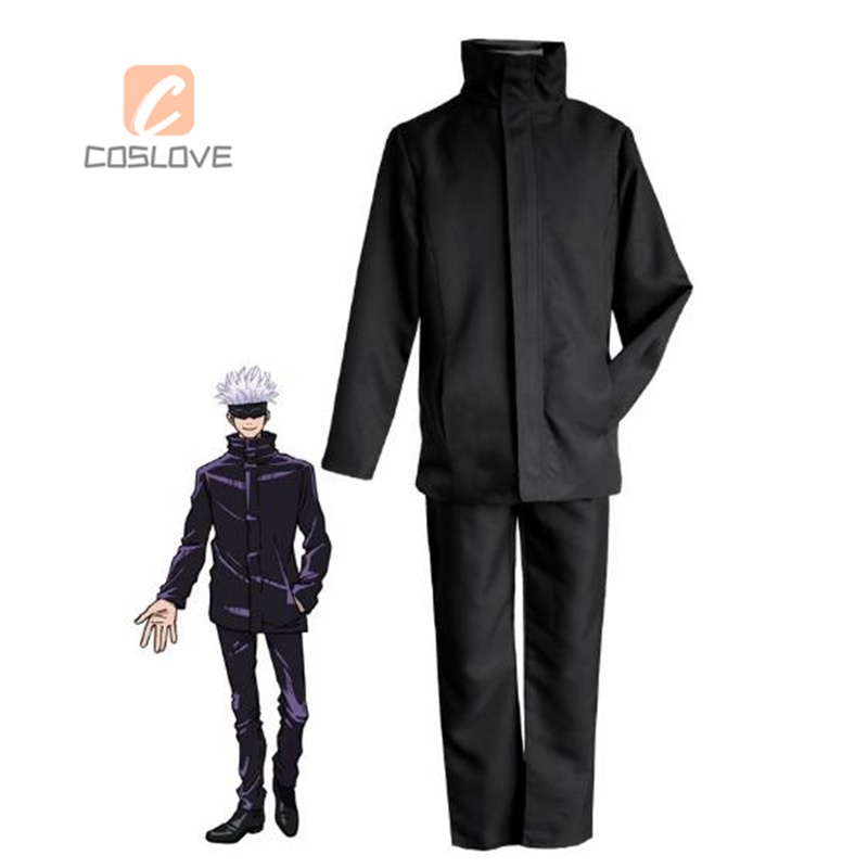 Anime Jujutsu Kaisen Cosplay Costume Gojo Satoru Wig for Adult Men ...
