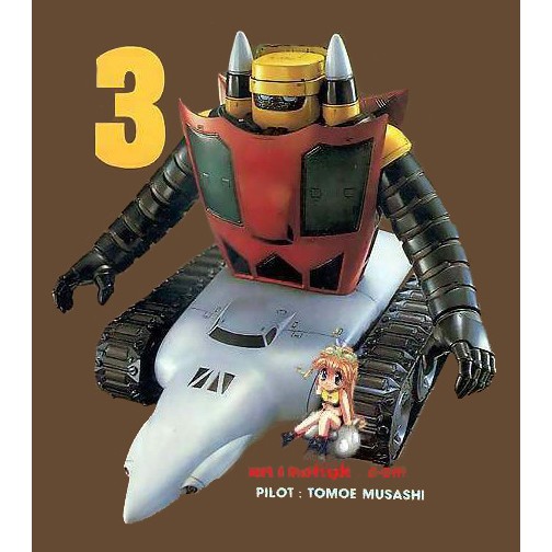 Getter Robo Tree 3 + Bear Super Robot vinyl model kit model. | Shopee ...