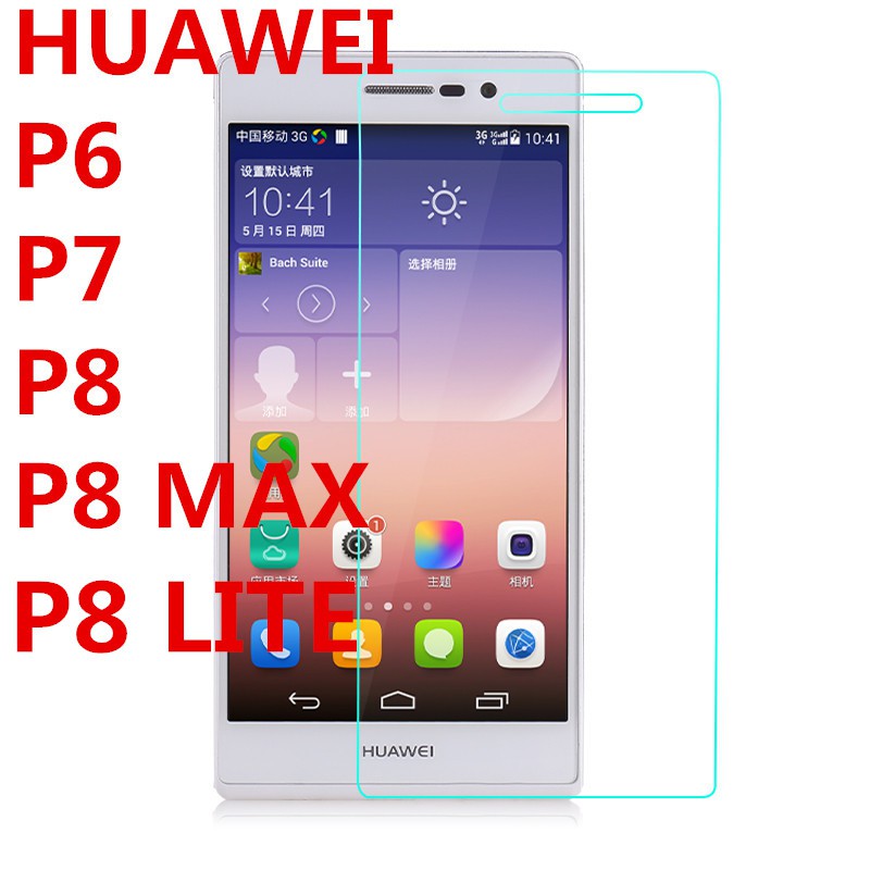 HUAWEI ASCEND P6 / HUAWEI P8LITE TEMPERED GLASS SCREEN PROTECTOR ...