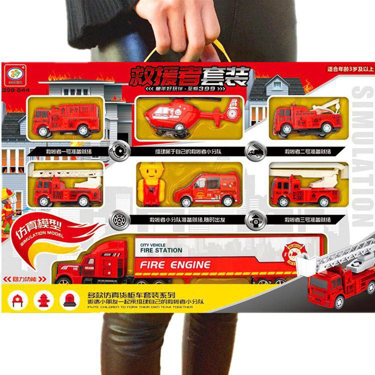 Toys Pull Back Vehicle Set /Mainan kanak-kanak-Car Truck Lori Bus Train ...