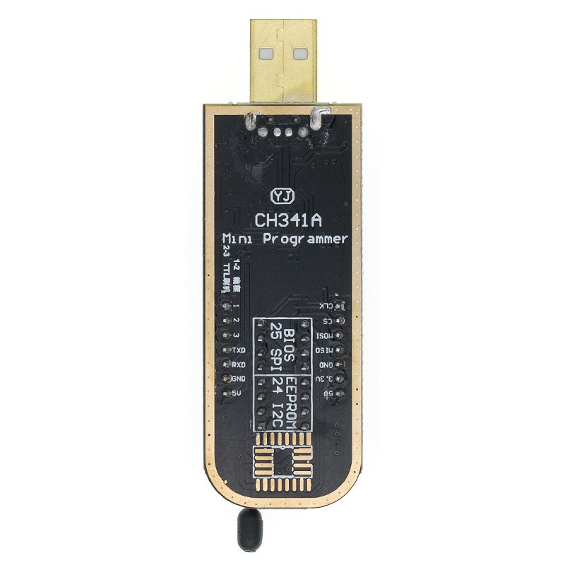 CH341A 24 25 Series EEPROM Flash BIOS USB Programmer Module + SOIC8 ...