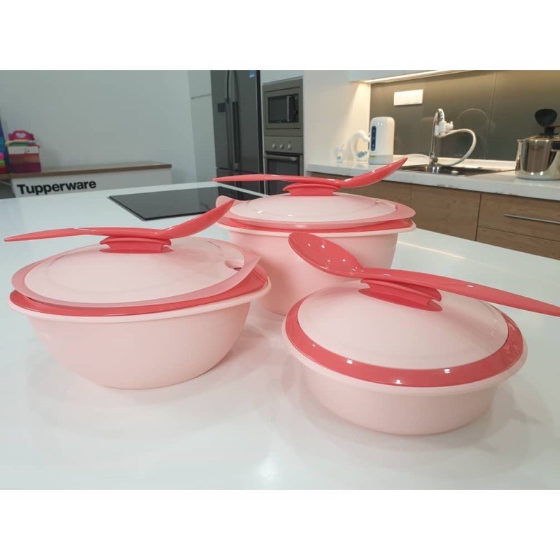 Tupperware Insulated Servers With Spoon Set (Full Set) | Shopee Malaysia