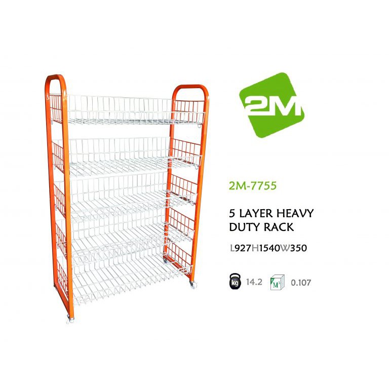 5 Layer Heavy Duty Rack / Heavy Duty Rack / Rak Heavy Duty 5 Tingkat ...
