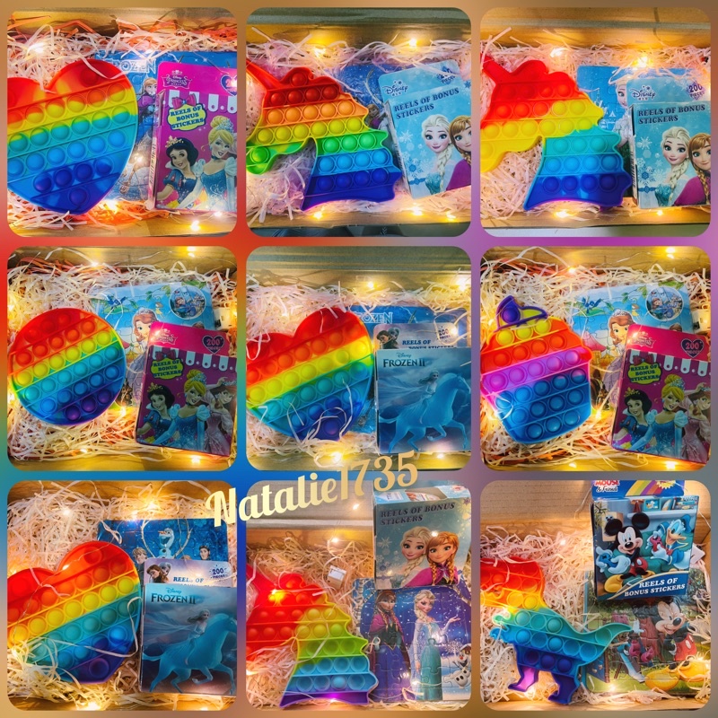 FIDGET SENSORY TOY POP IT SURPRISE BOX BIRTHDAY GIFT BOX FIDGET TOY POP ...