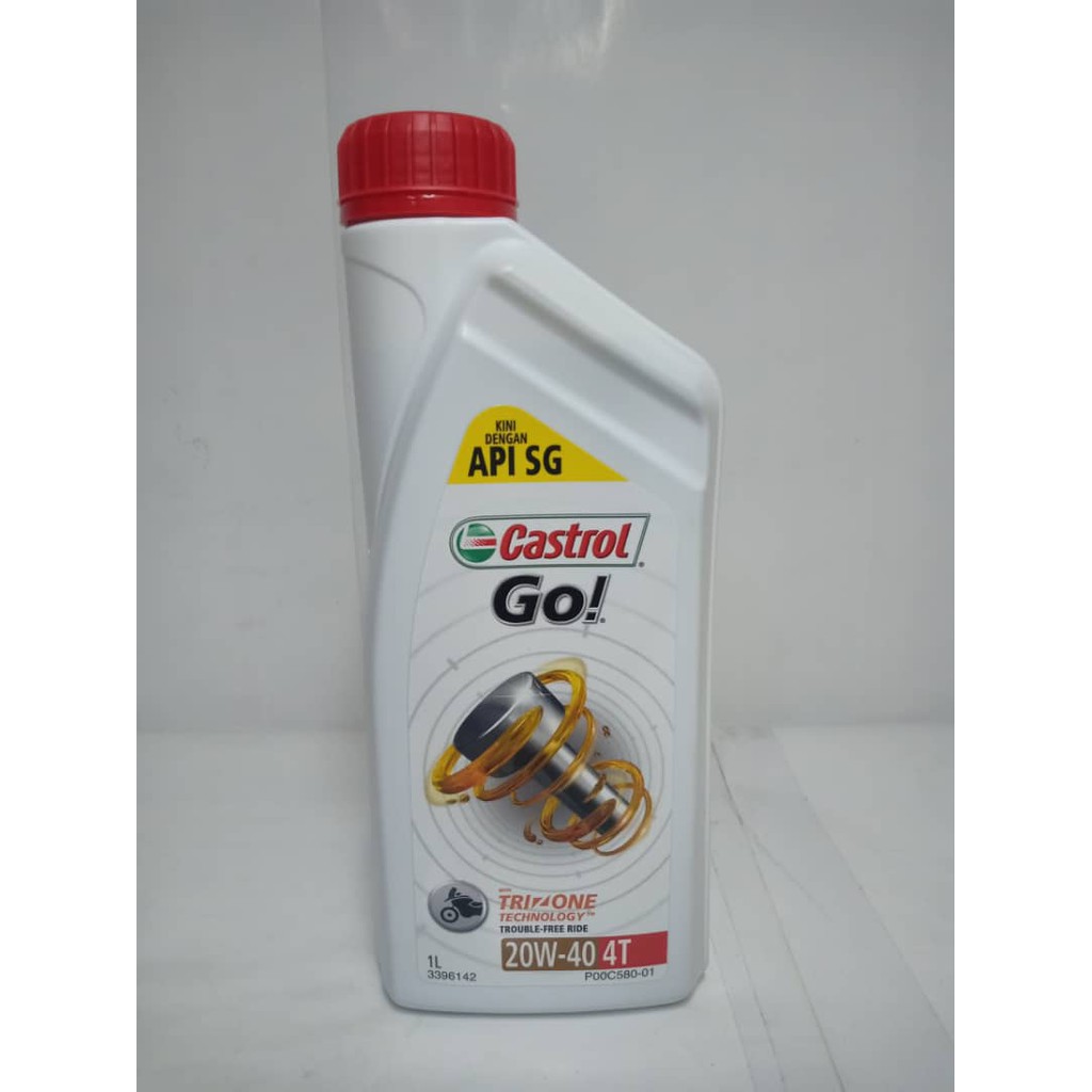 4T CASTROL ACTIV ESSENTIAL 20W-40 (1LITRE) API SG (100% Original ...