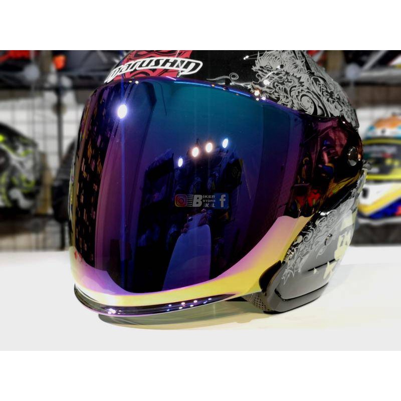 Original Color Visor For Marushin L11 Open Face Helmet | Shopee Malaysia