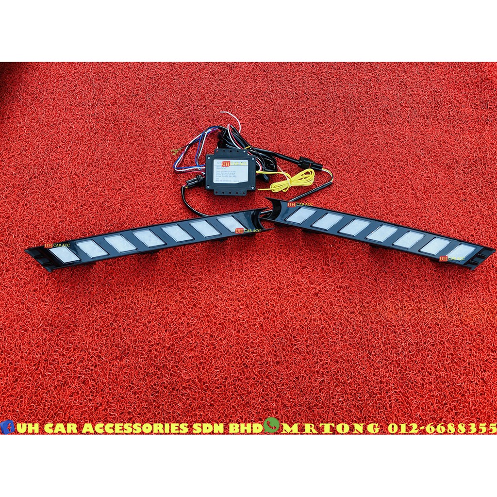 Mazda cx5 cx8 (2 IN 1) Front Bumper Led Daylight Light Lamp Lights Drl ...