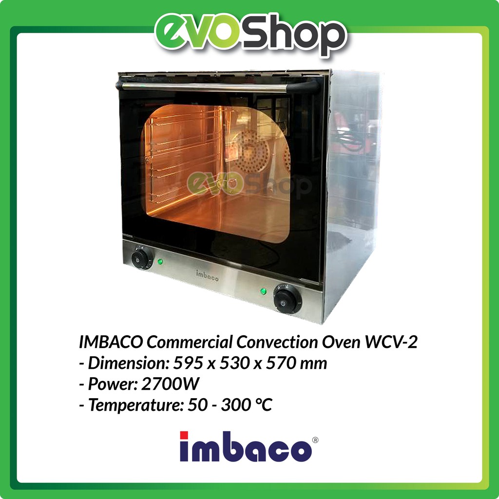 IMBACO Convection Oven WCV-2 62L 4 Trays 8 Layers Twin Fans Cookies ...