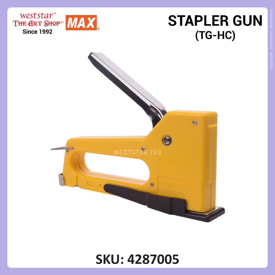 [Weststar TAS] Max Stapler Gun Tacker (TG-HC) (Uses staples No.3 ...
