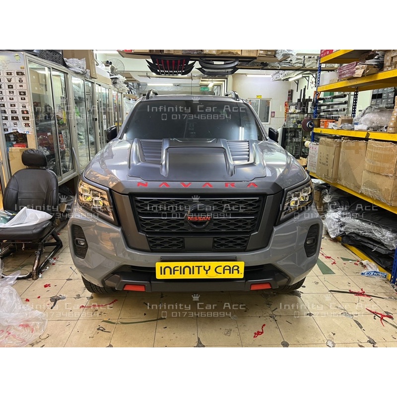 Nissan Navara 2021 PRO-4X Pro4x Big Front Bonet Scoop | Shopee Malaysia