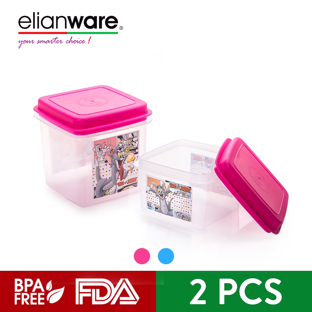 Elianware BPA Free TJ Multipurpose Transparent Food Storage Keeper (2 ...