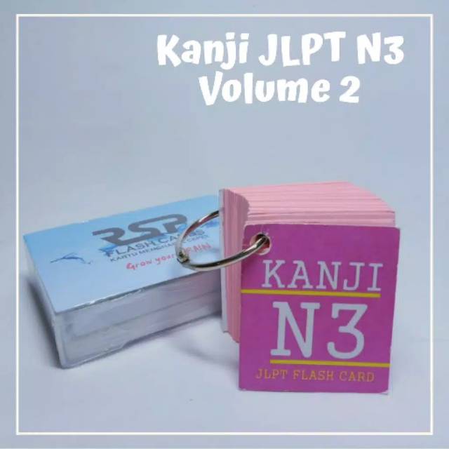 KANJI CARD JLPT N3 VOLUME 2 PRACTICAL FLASHCARD - RSP FLASH CARDS ...