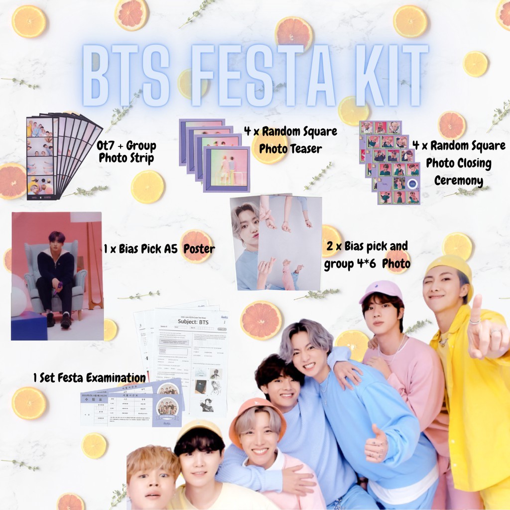 BTS FESTA 2021 FANMADE KIT BOX | Shopee Malaysia