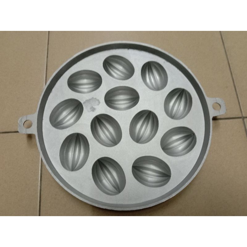 ACUAN Cara Manis Akok Aluminium Bulat TEBAL Telur Bunga Cermai ...