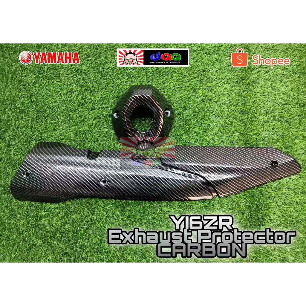 (GRED A) YAMAHA Y16ZR Y16 Exciter 155 Exhaust Protector Carbon | Shopee ...