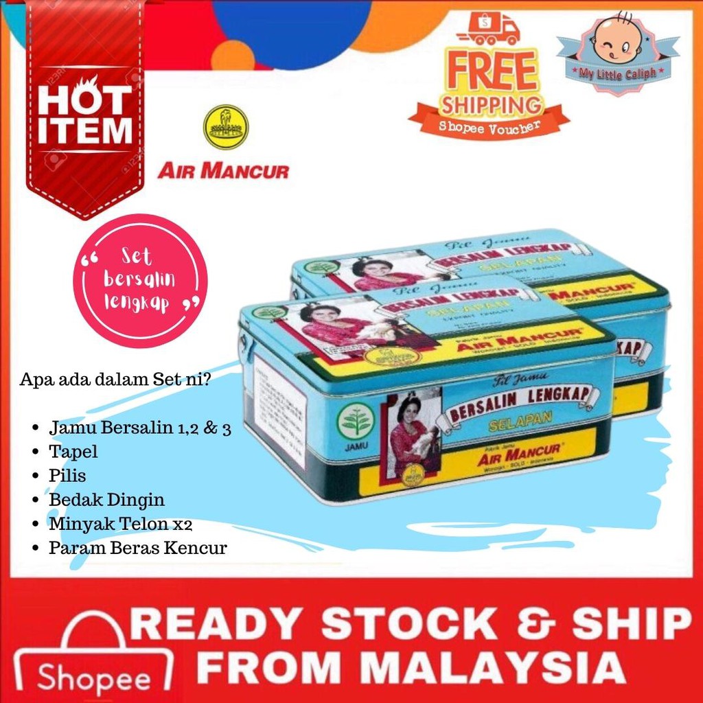 🔥 HOT ITEM 🔥 SET BERSALIN LENGKAP SELAPAN AIR MANCUR 🔥 | Shopee Malaysia
