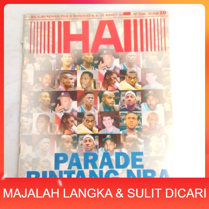 Hai Magazine No.10 Mar 1994 Rare PARADE BINTNAG NBA Cover | Shopee Malaysia