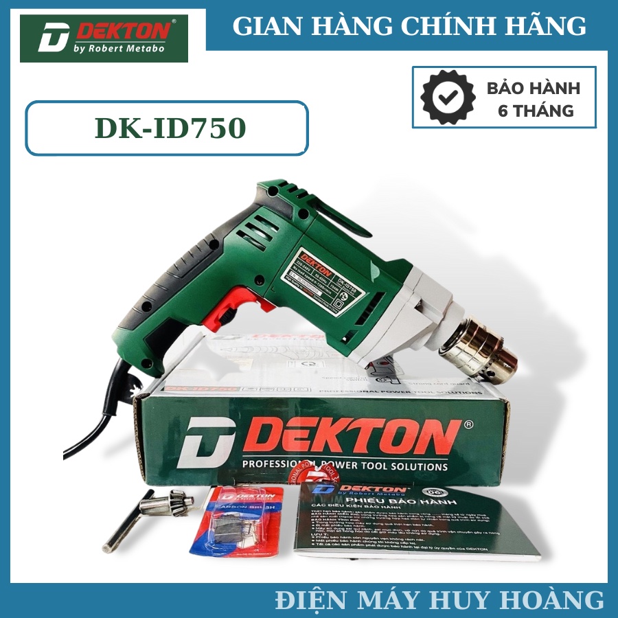 Hand Drill DEKTON DK-ID750 Slow Speed (750w-13MM) | Shopee Malaysia