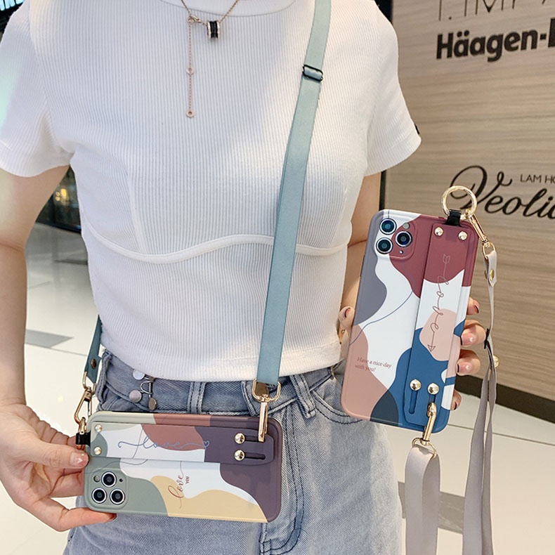 Kes telefon bimbit iPhone 13 pro max Dengan Tali Lanyard iphone 15 pro ...