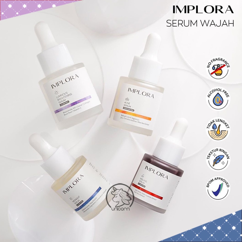 Implora Serum 20 ml | Implora Facial Serum 20ml | Shopee Malaysia