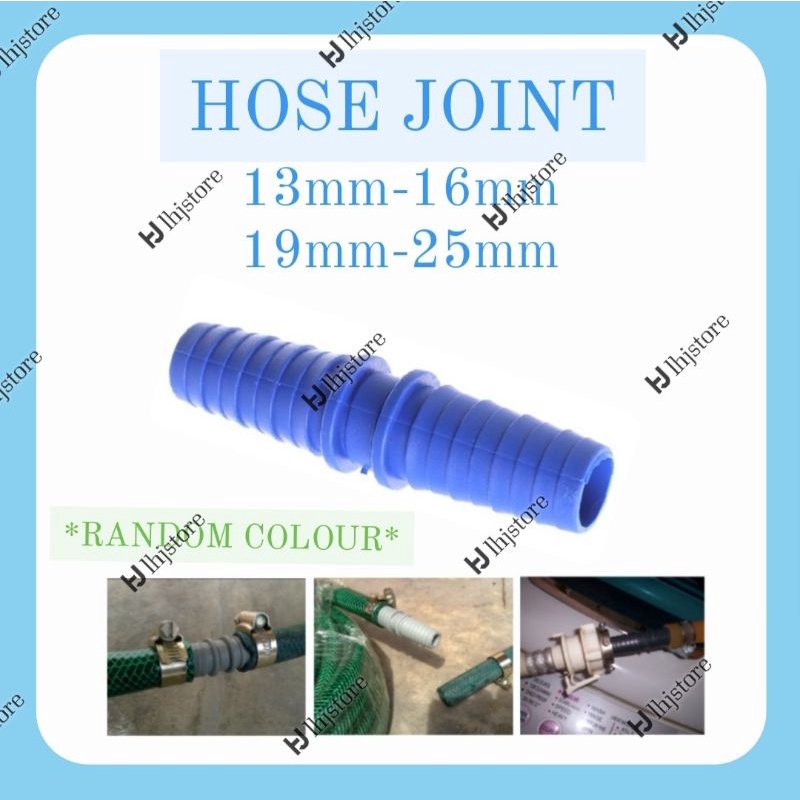13mm-16mm 19mm-25mm PLASTIC HOSE JOINT PLASTIK PENYAMBONG PIPE GETAH ...
