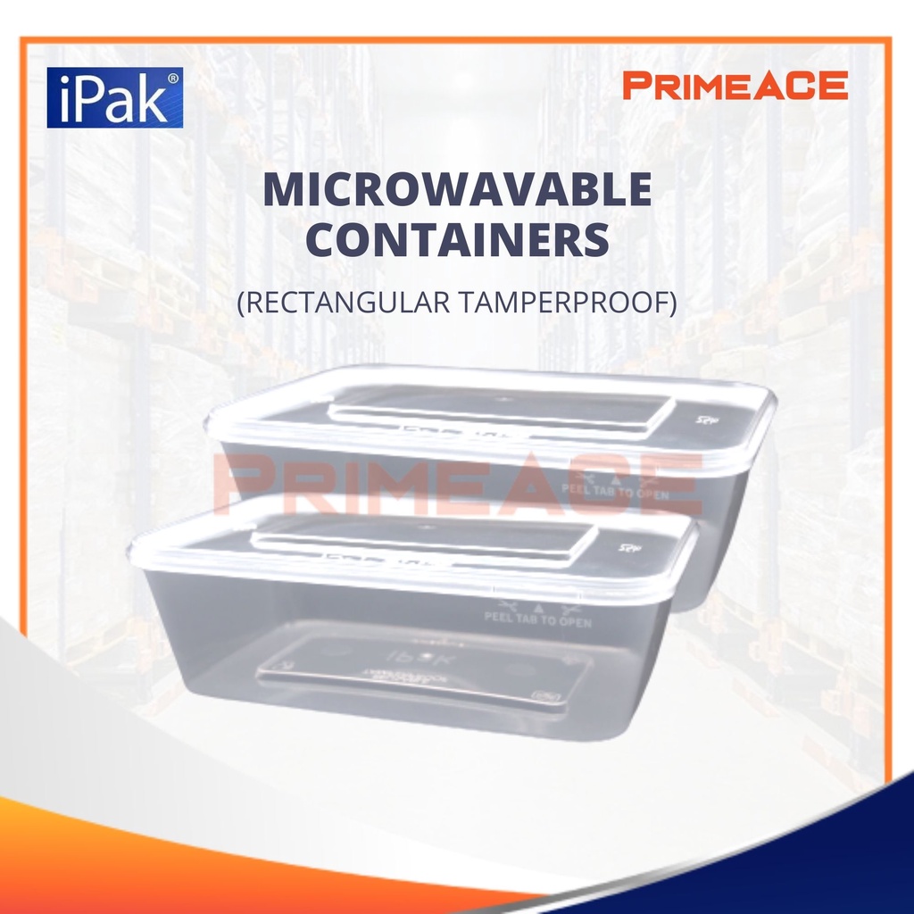 iPak Microwavable Container (Rectangular) | Shopee Malaysia
