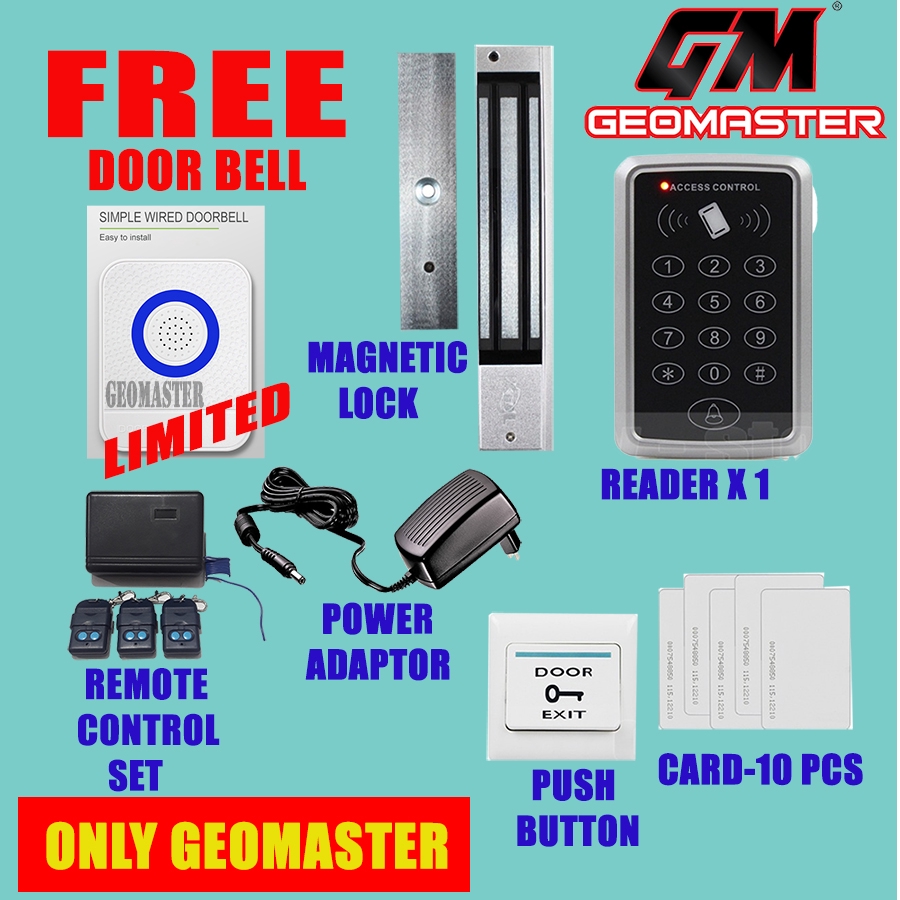 RFID Card Door Access System Remote In Package | Shopee Malaysia
