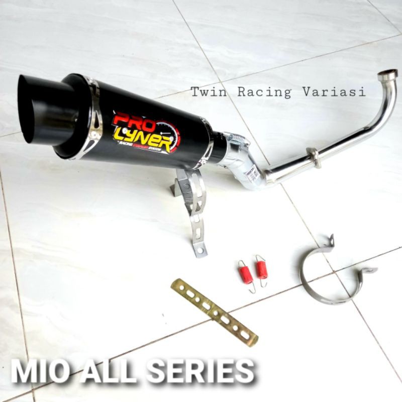 HITAM Exhaust Racing Pro Liner Black Mio All Series (Mio Sporty/Soul ...