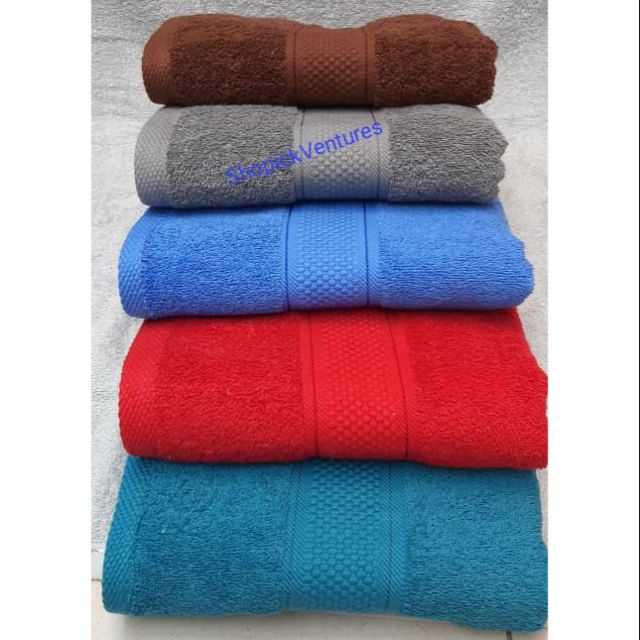 Towel standard size 100%cotton (Tuala mandi serap air) | Shopee Malaysia